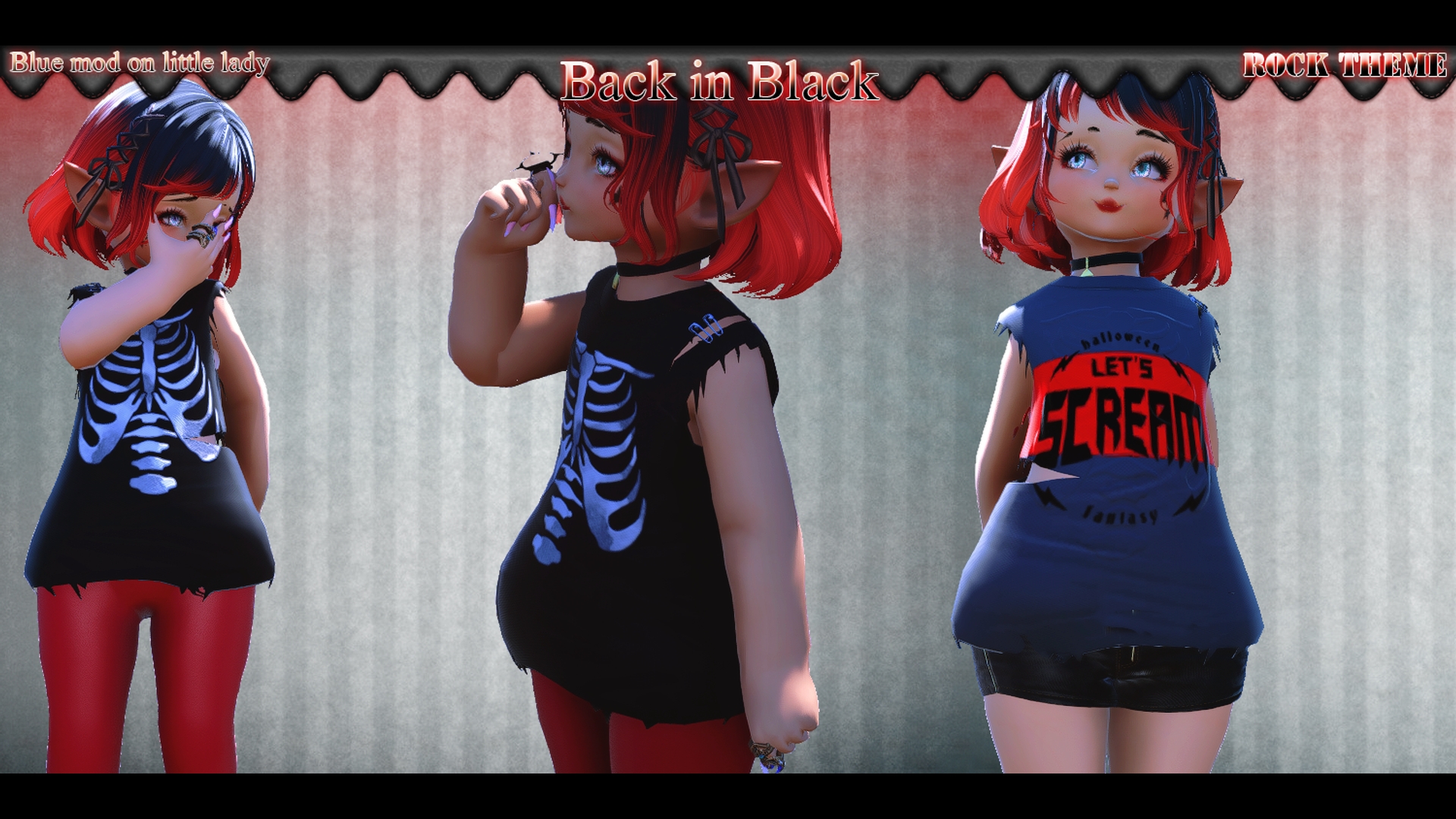 Rock theme: Back in black - The Glamour Dresser : Final Fantasy XIV ...