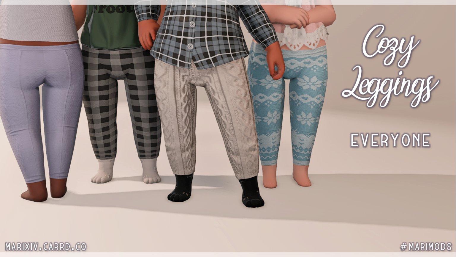 Cozy Leggings - The Glamour Dresser : Final Fantasy XIV Mods and More