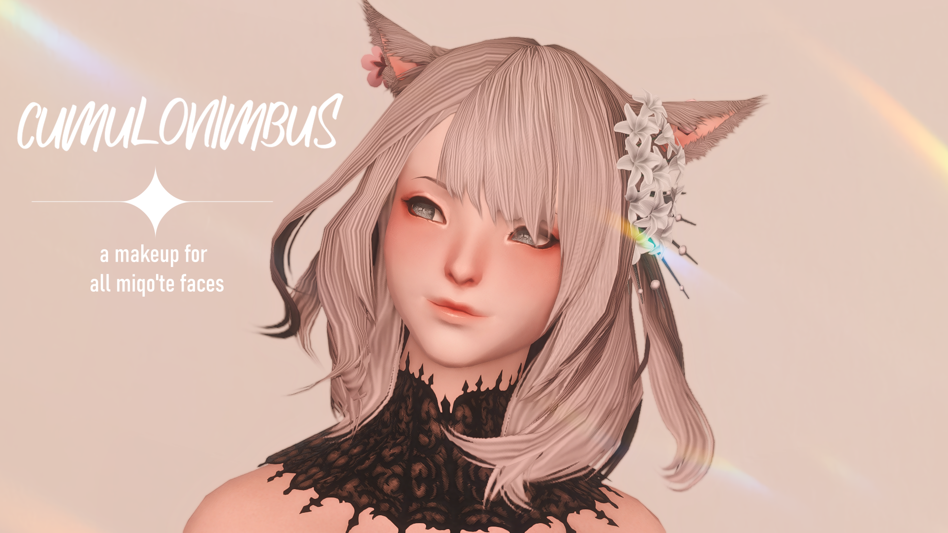 Cumulonimbus Makeup - The Glamour Dresser : Final Fantasy XIV Mods and More