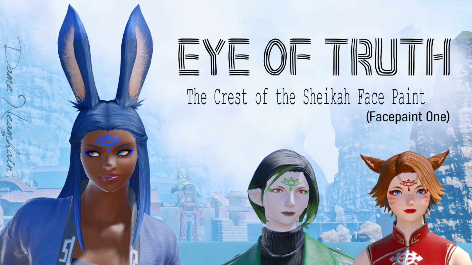 Eye of Truth (The Crest of the Sheikah Facepaint) - The Glamour Dresser