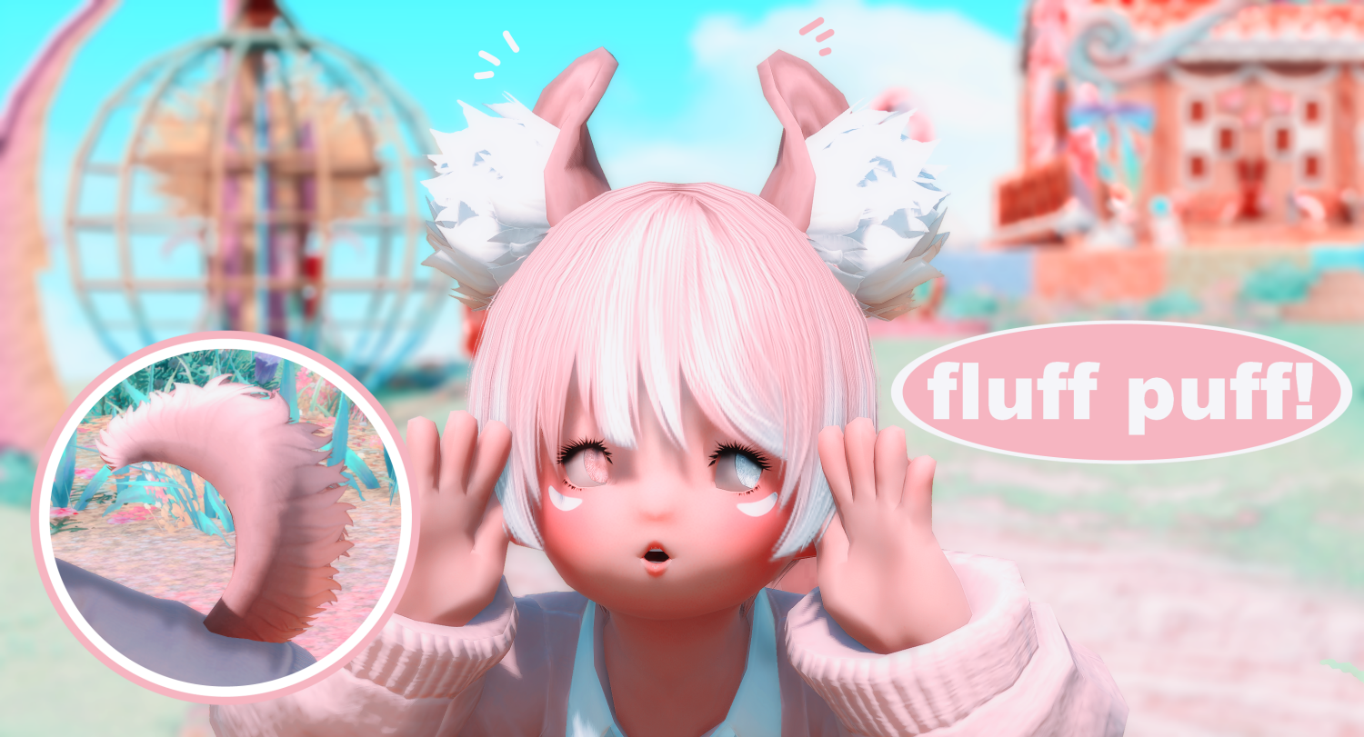 fluff puff! an ear and tail mod for lalafell - The Glamour Dresser ...
