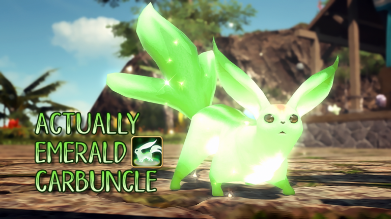 Actually Emerald Carbuncle - The Glamour Dresser : Final Fantasy XIV ...