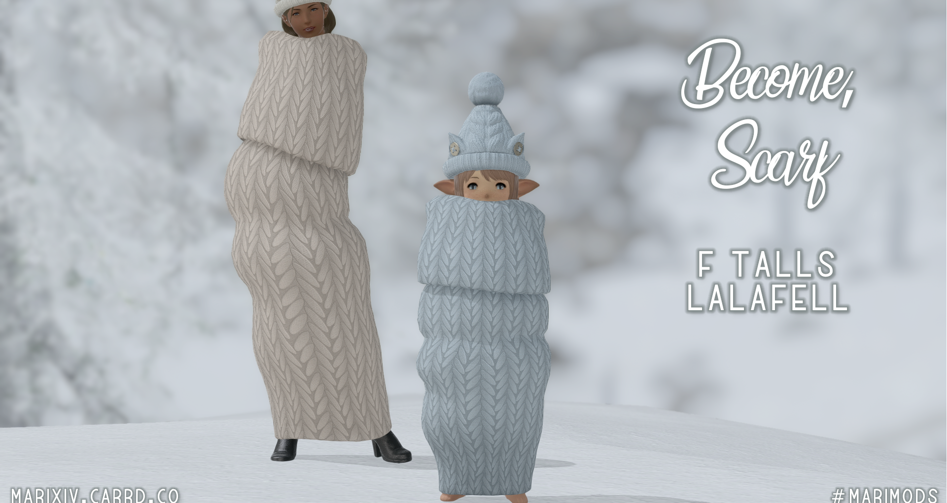 Become, Scarf - The Glamour Dresser : Final Fantasy XIV Mods and More