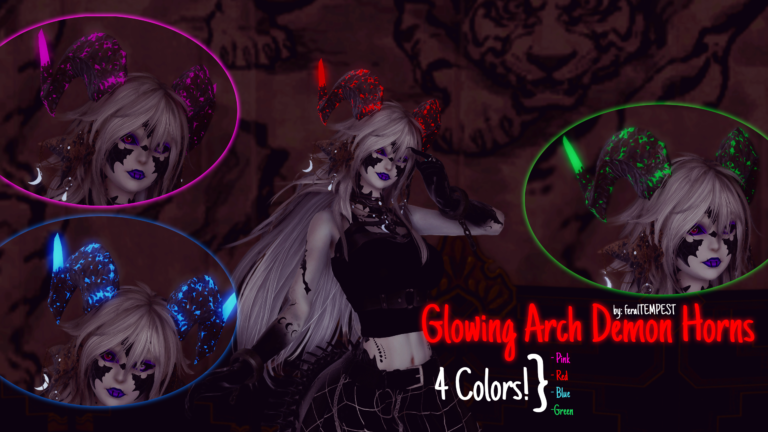 [FT] - Glowy Arch Demon Horns - The Glamour Dresser : Final Fantasy XIV ...