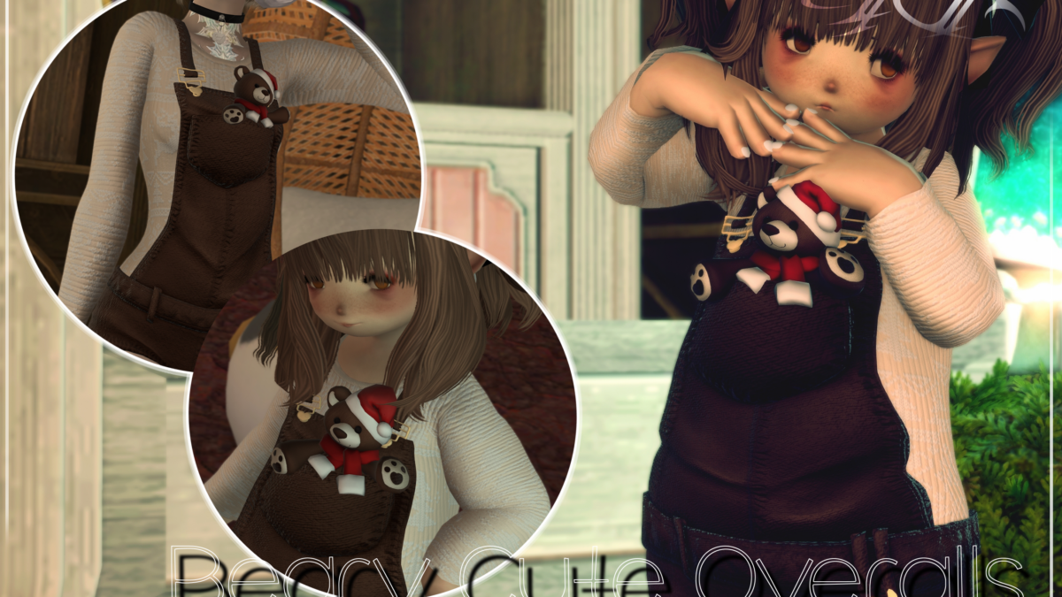 {apyr} Very Beary Overalls - The Glamour Dresser : Final Fantasy XIV ...