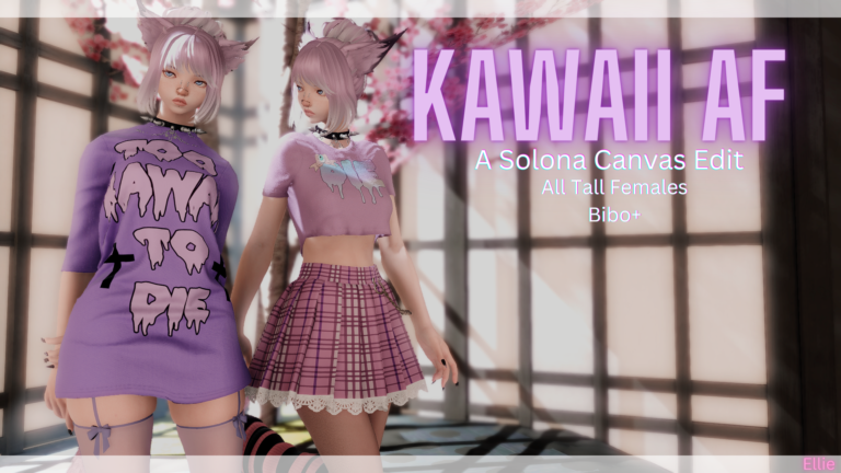 Kawaii AF - The Glamour Dresser : Final Fantasy XIV Mods and More