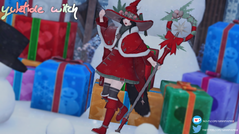 YULETIDE WITCH - The Glamour Dresser : Final Fantasy XIV Mods and More