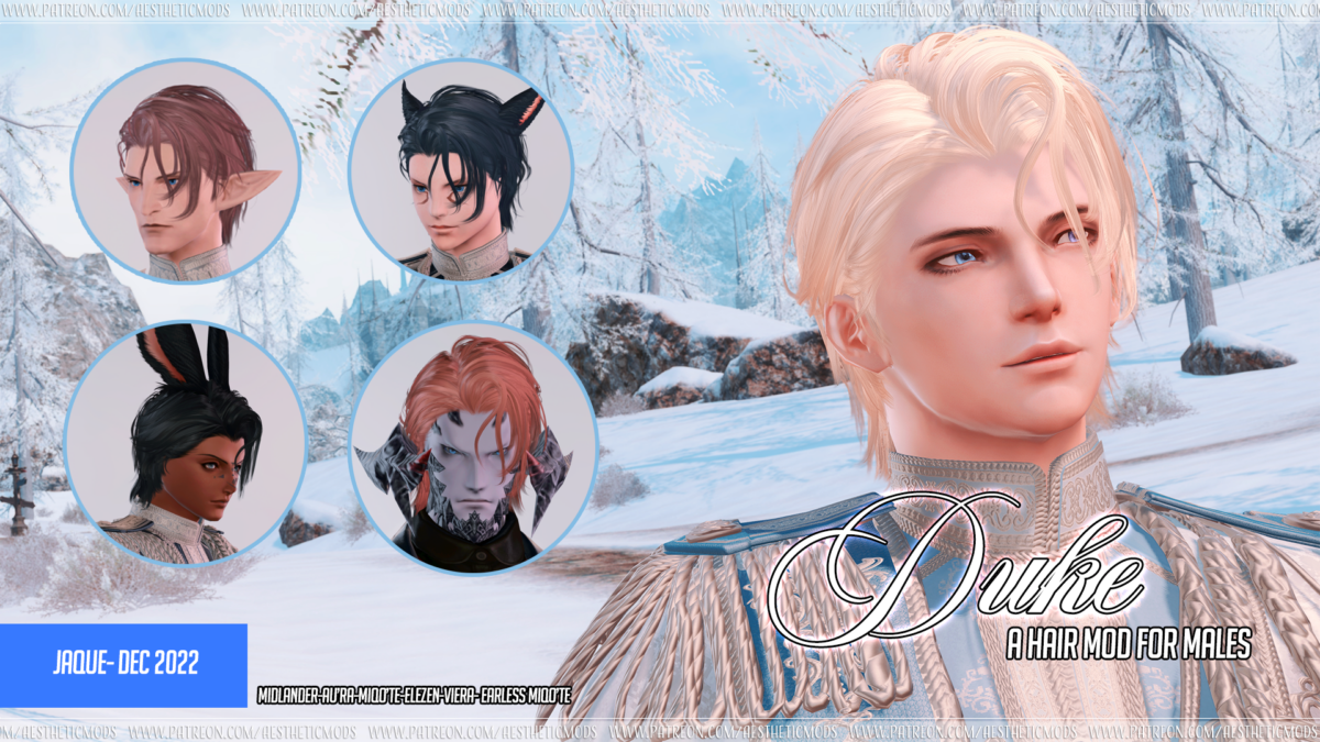 Duke - The Glamour Dresser : Final Fantasy XIV Mods and More