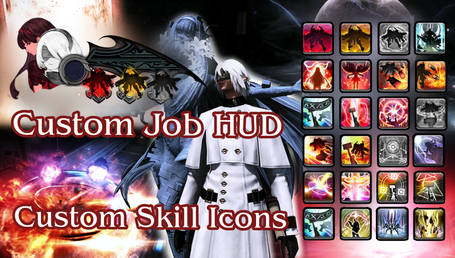 [SMN] SUMMONER Nier Automata Skill VFX PACK - The Glamour Dresser