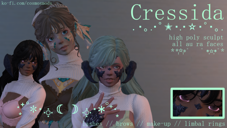 Cressida ☆ Au Ra Sculpt (All Faces) - The Glamour Dresser : Final ...