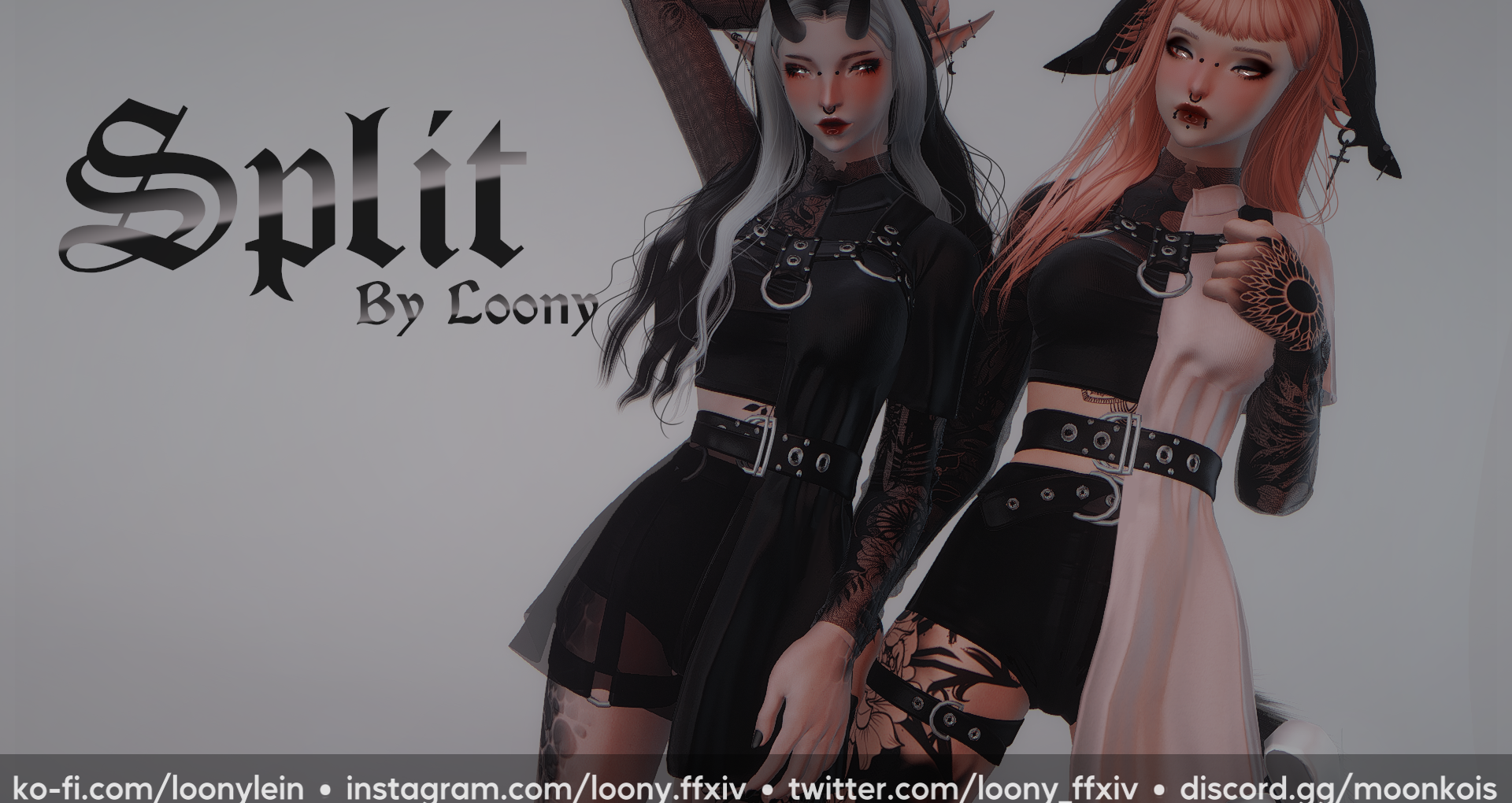 Split [Bibo+ Vegan] - The Glamour Dresser : Final Fantasy XIV Mods and More