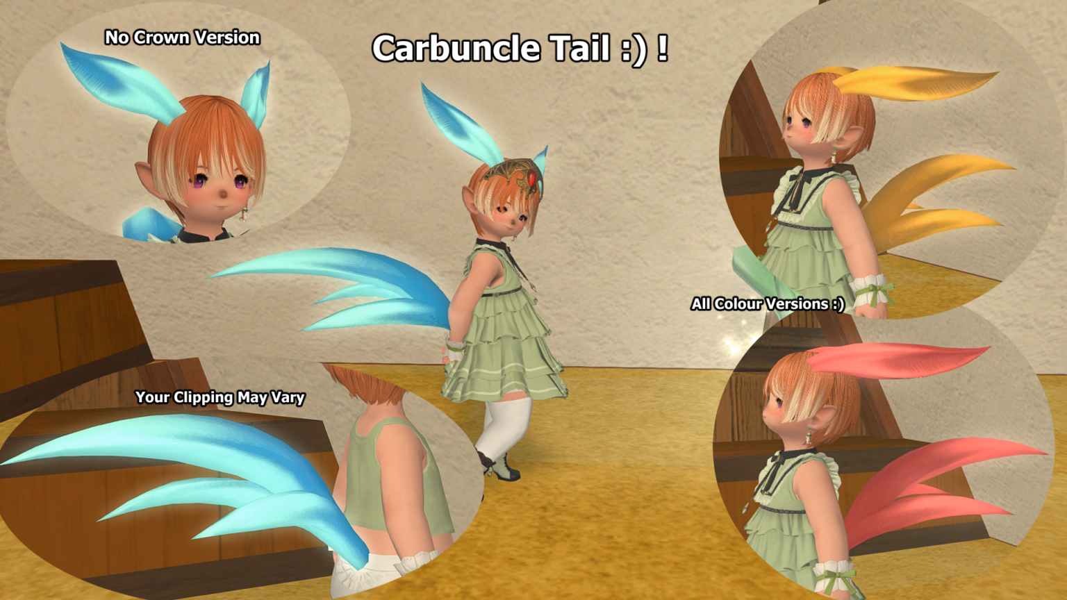 Carbuncle Crown with Tail - The Glamour Dresser