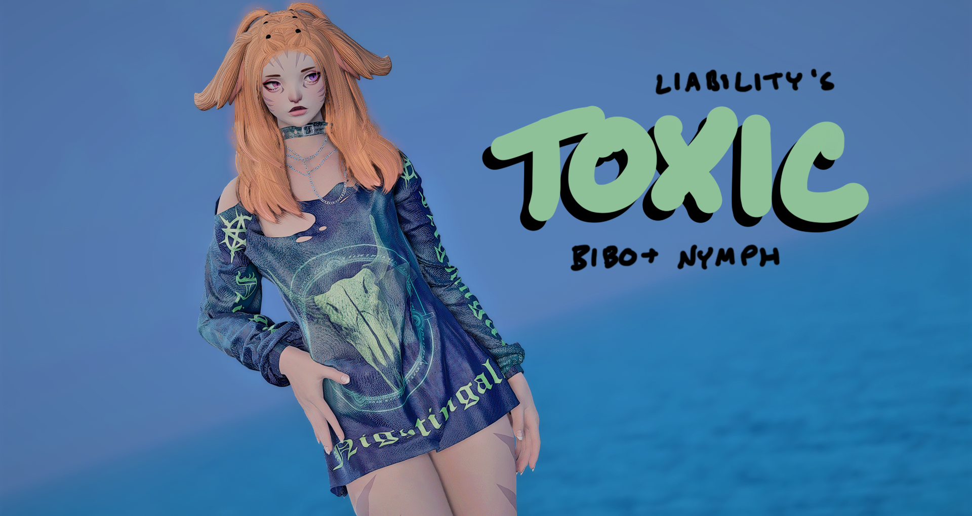 Toxic Top - Bibo+ Nymph - The Glamour Dresser : Final Fantasy XIV Mods and More