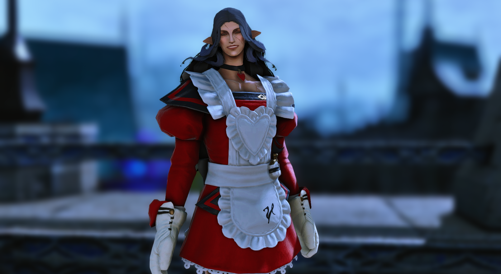 [TBSE] Clef's Flowy Maid Dress - The Glamour Dresser : Final Fantasy ...