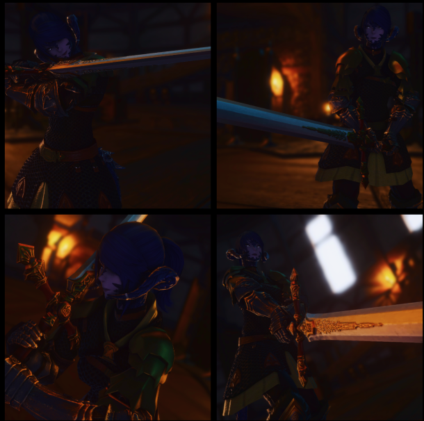 HEMA Longsword pose pack - The Glamour Dresser : Final Fantasy XIV Mods ...