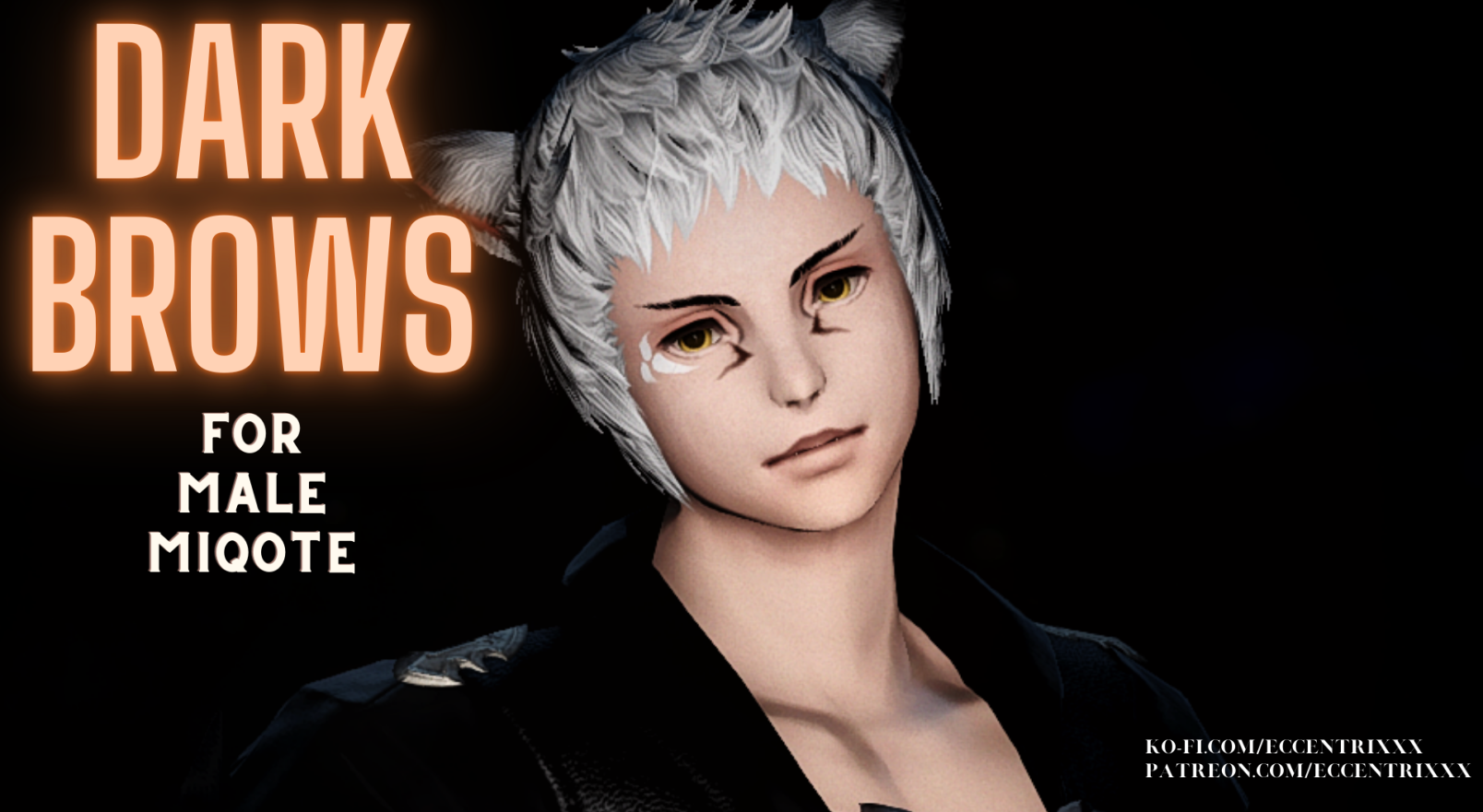 Dark Brows for Fem Roe - The Glamour Dresser : Final Fantasy XIV Mods ...