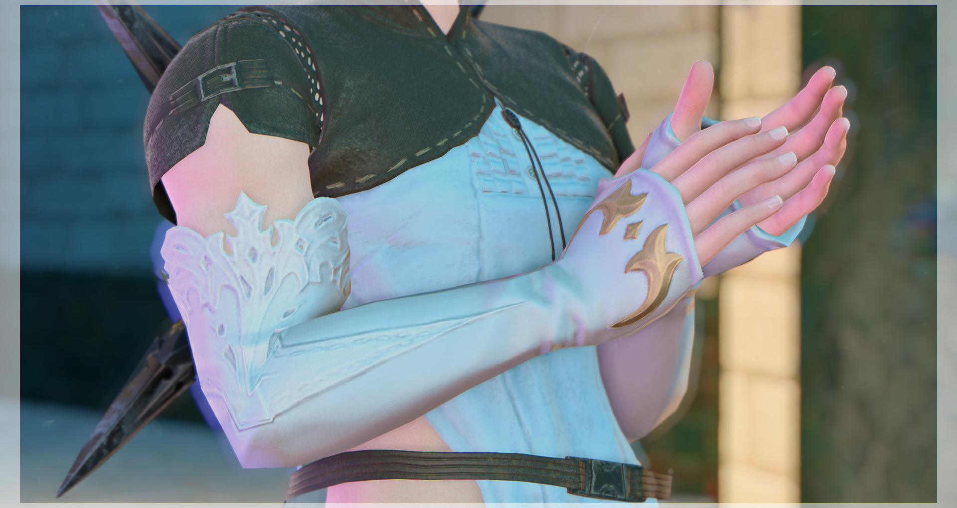 [TBSE] Orison Fingerless Gloves - The Glamour Dresser : Final Fantasy XIV Mods and More