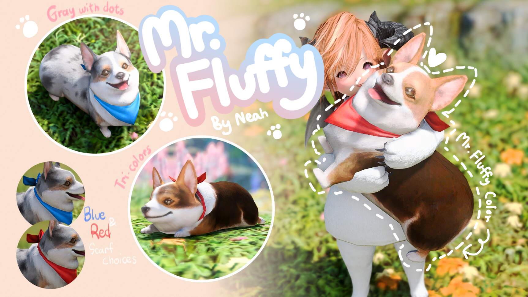 Mr. Fluffy (Corgi recolor) - The Glamour Dresser : Final Fantasy XIV ...
