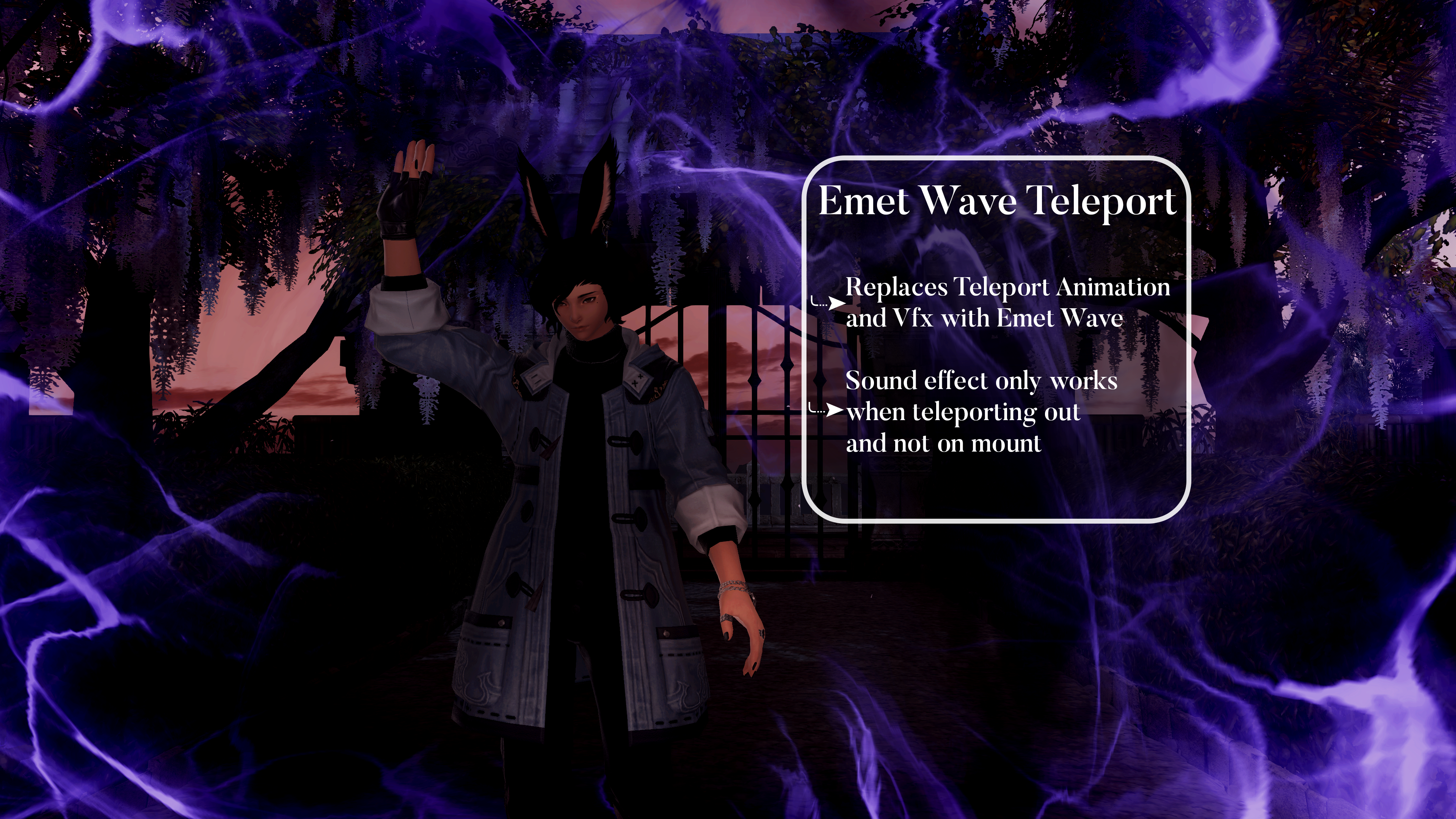 Emet Wave Teleport - The Glamour Dresser : Final Fantasy XIV Mods and More