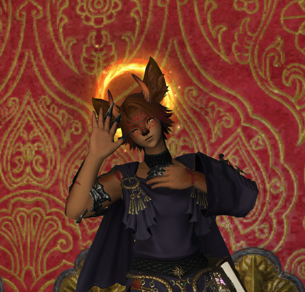 Abyssos Halo for Catoblepas Horns - The Glamour Dresser : Final Fantasy XIV Mods and More
