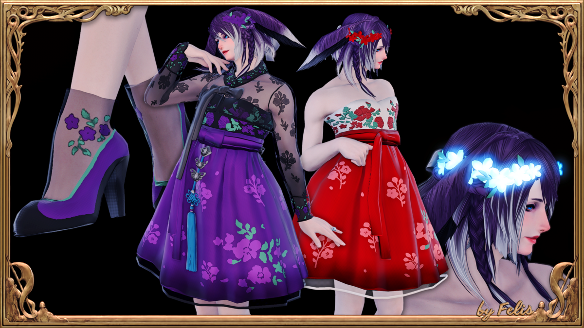 Assassin Hanbok - The Glamour Dresser : Final Fantasy XIV Mods and More