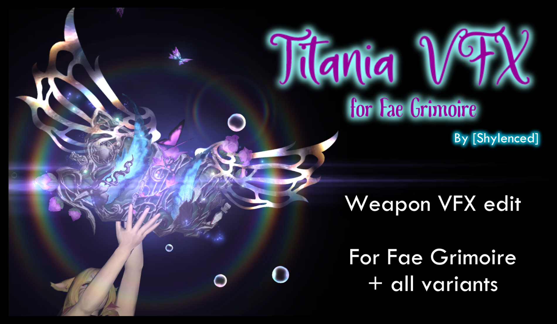 Titania VFX for Fae Grimoire - The Glamour Dresser : Final Fantasy XIV ...