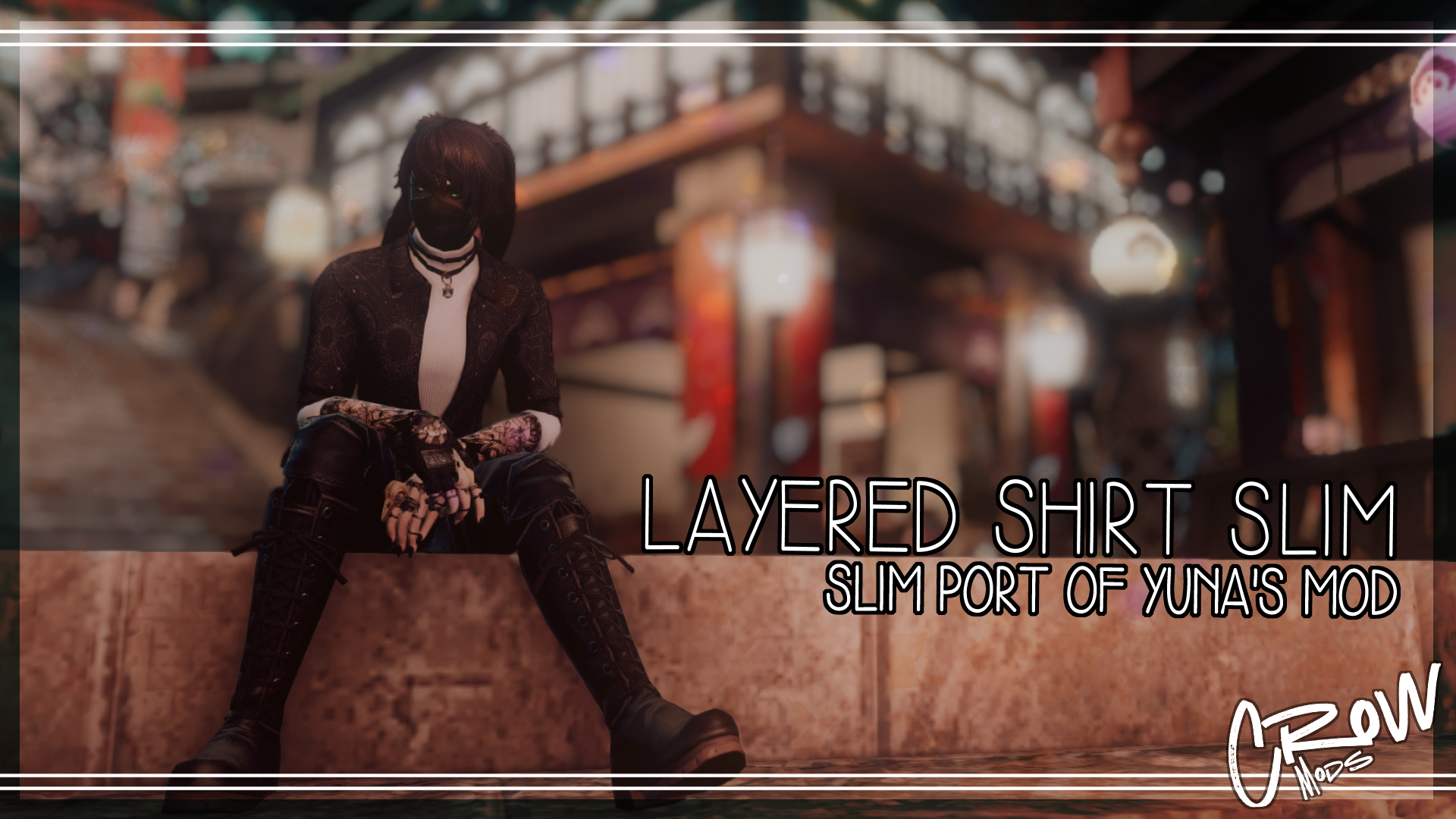 [CROW] Layered Shirt Slim - The Glamour Dresser : Final Fantasy XIV ...