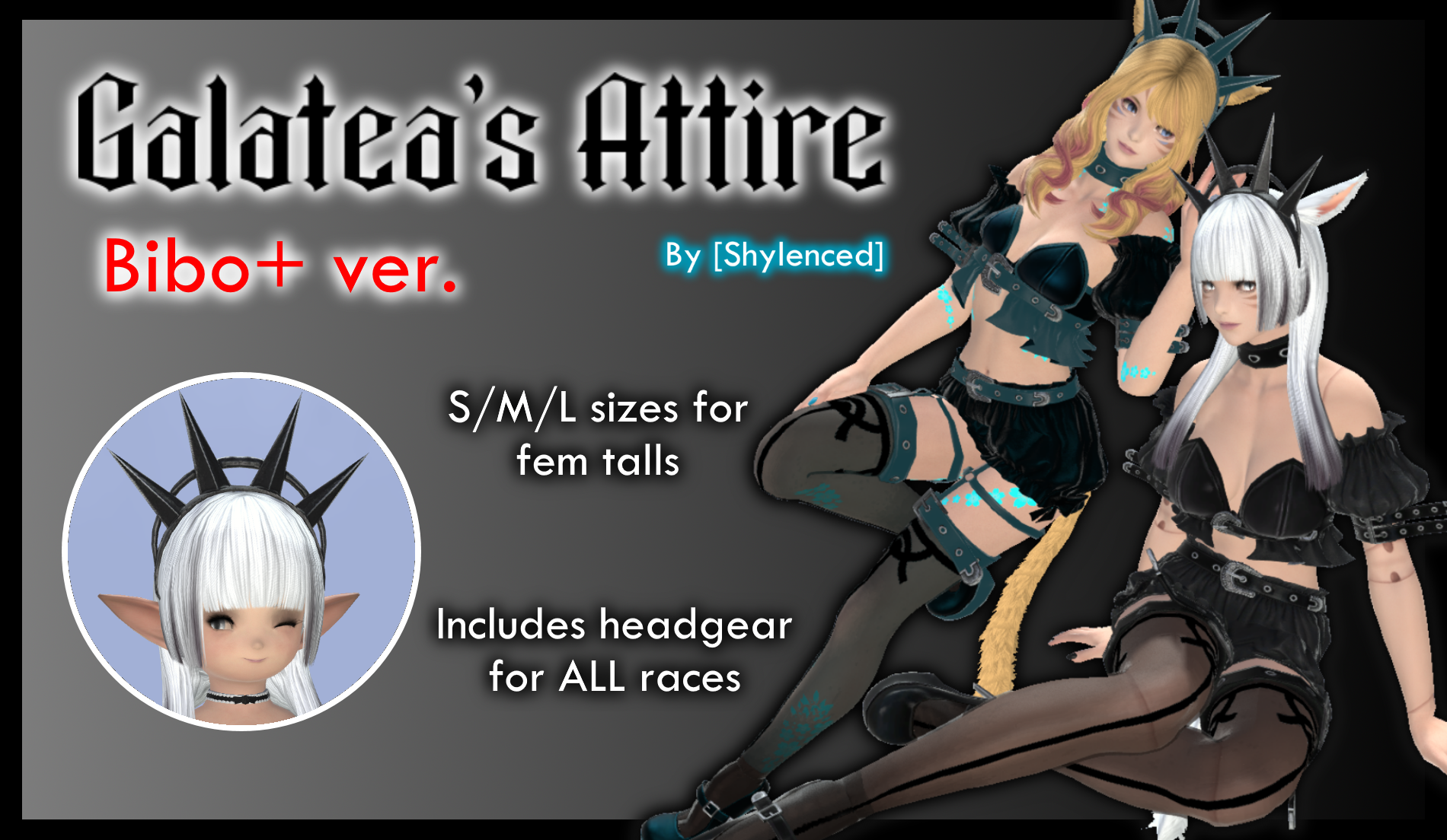 Galatea's Attire (Bibo+) - The Glamour Dresser : Final Fantasy XIV Mods and More