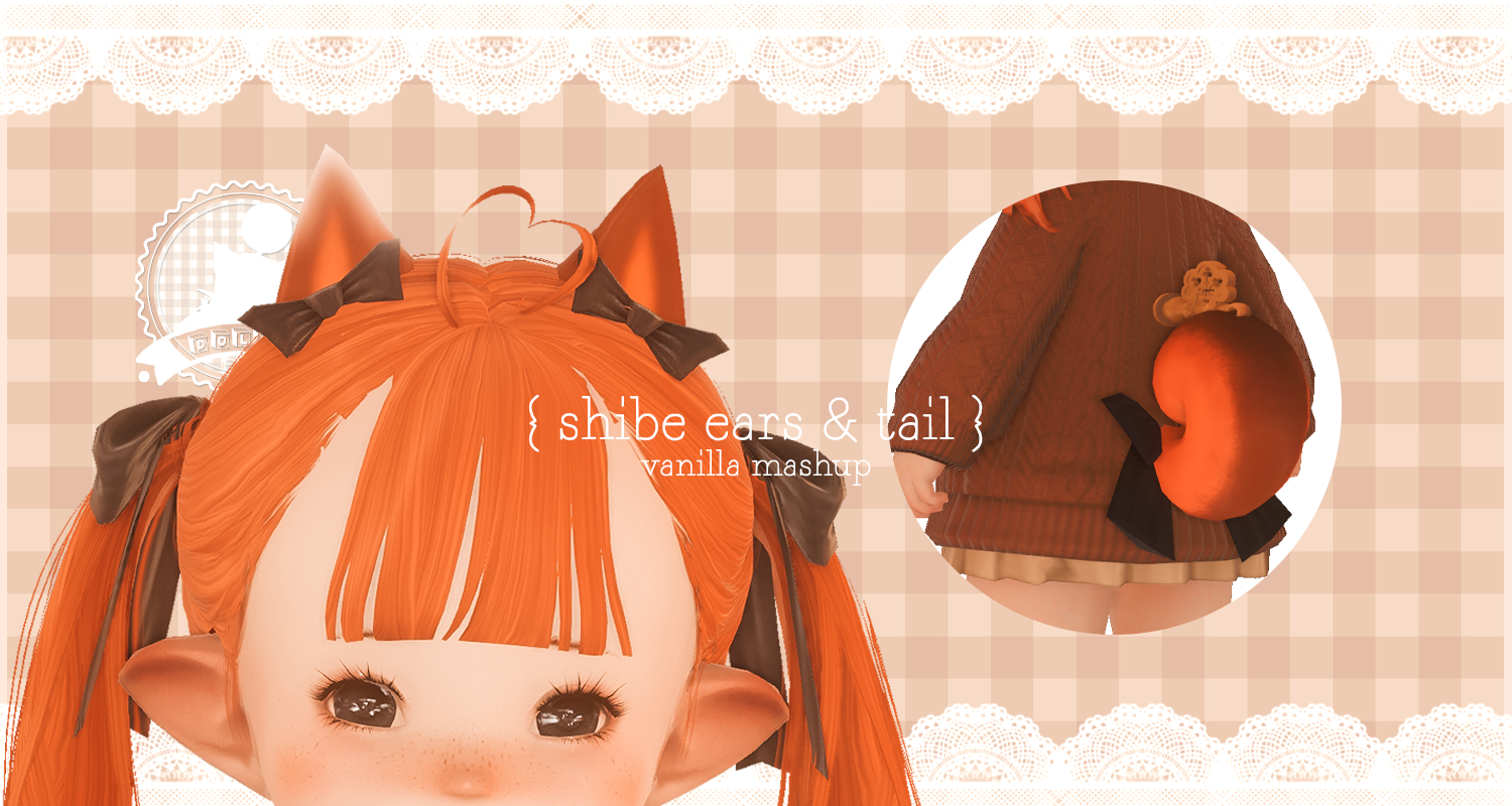 [dolly] shibe ears & tail ???? - The Glamour Dresser : Final Fantasy ...