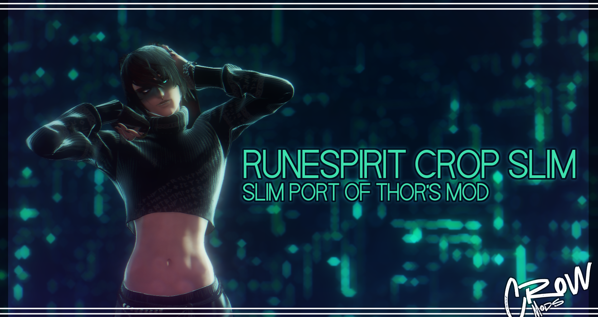 [CROW] Runespirit Crop Slim - The Glamour Dresser : Final Fantasy XIV ...