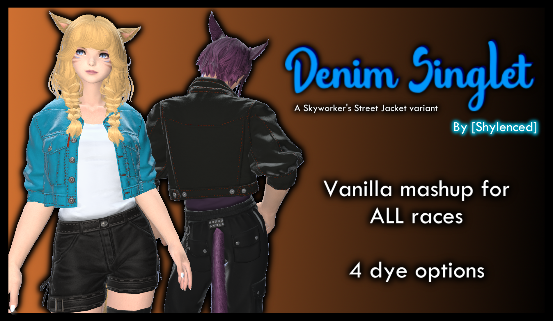 Denim Singlet - The Glamour Dresser : Final Fantasy XIV Mods and More