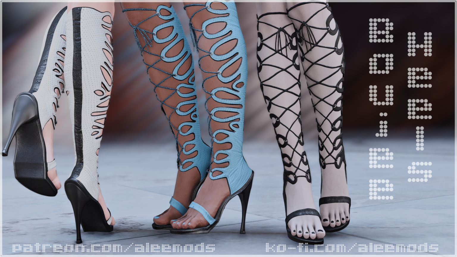 Boujee Heels (Bibo+) - The Glamour Dresser : Final Fantasy XIV Mods and ...