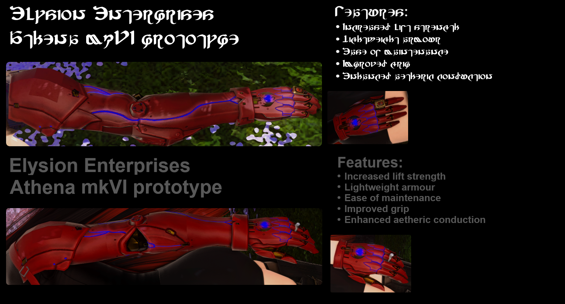 Athena mkVI prototype magitek arm - The Glamour Dresser : Final Fantasy ...