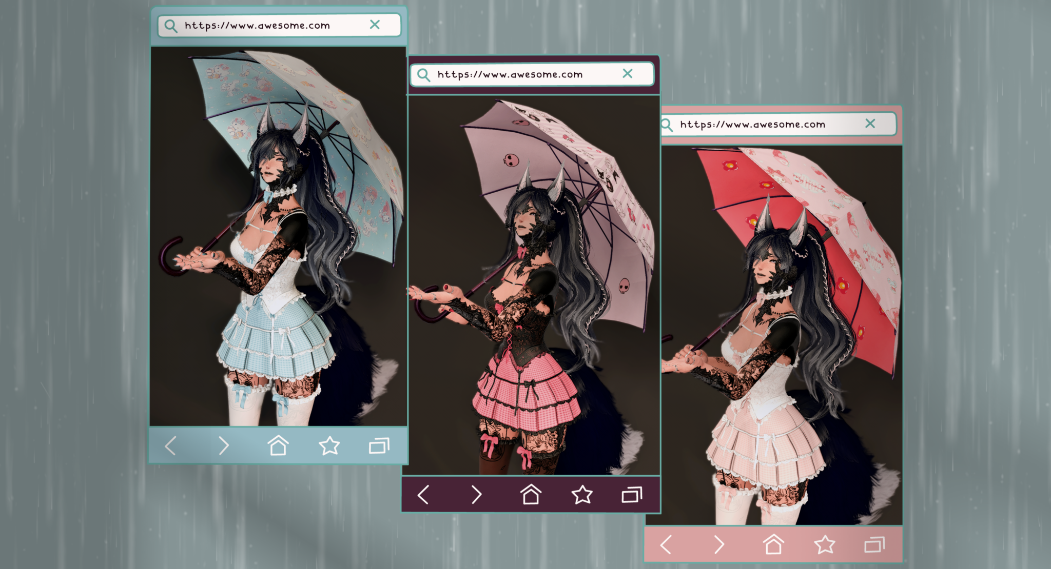 Sanrio & Friends Umbrella Pack - The Glamour Dresser : Final Fantasy ...
