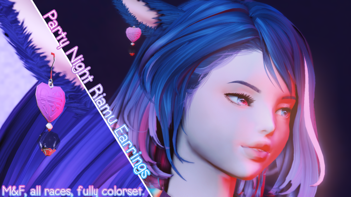 Riamu's Party Night Earrings (for All) - The Glamour Dresser : Final ...