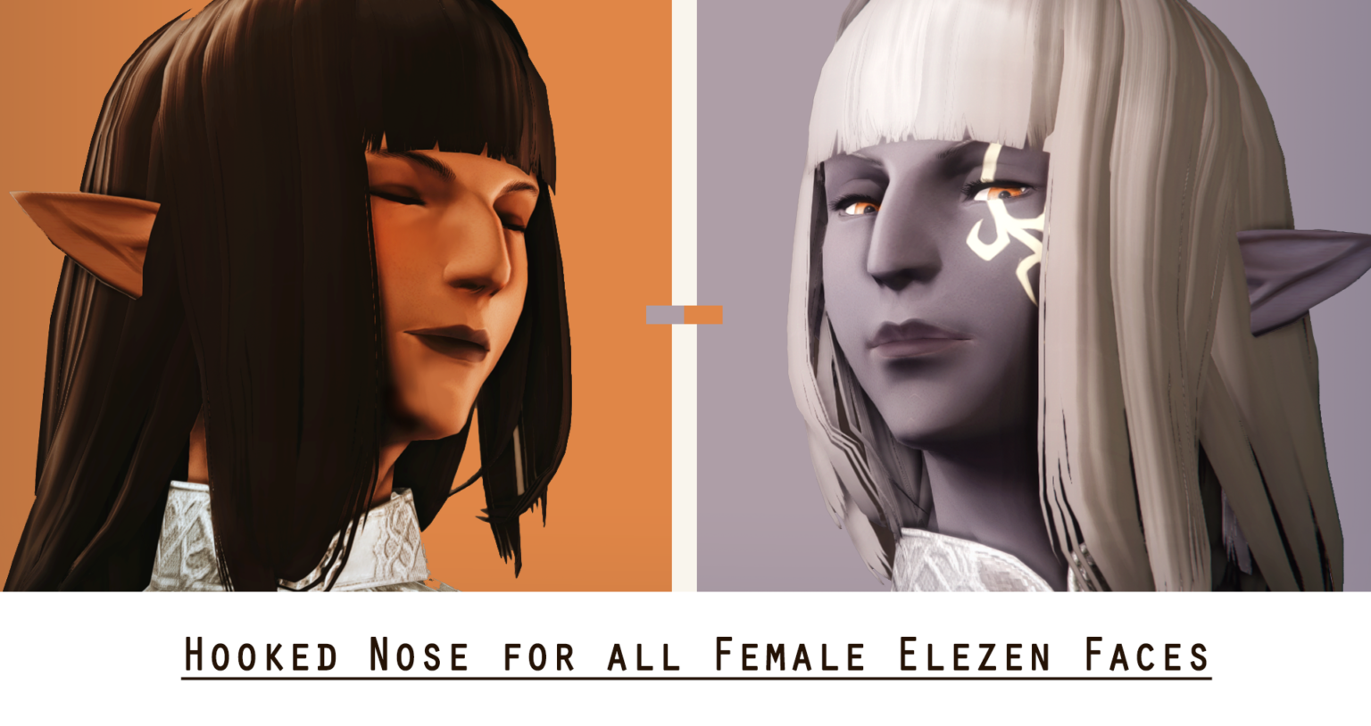 [N.N] Hooked Nose for all Female Elezen Faces - The Glamour Dresser ...