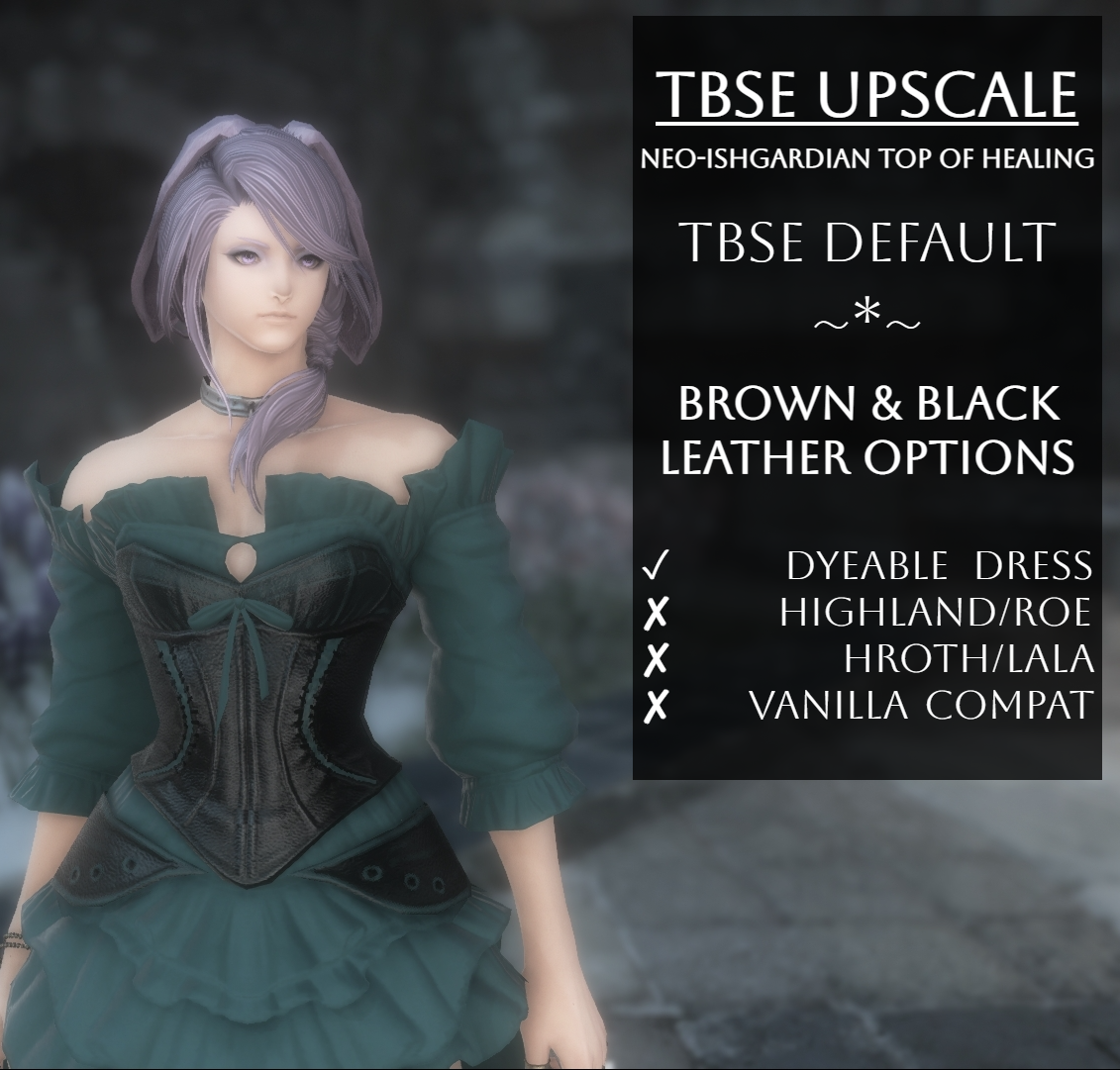 TBSE - Neo-Ishgardian Top of Healing - The Glamour Dresser : Final Fantasy XIV Mods and More