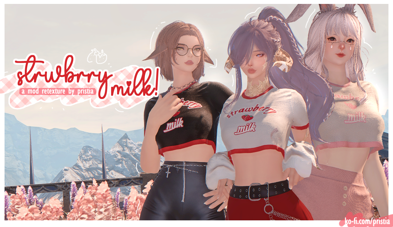 ♥ strwbrry milk cropped ♥ - The Glamour Dresser