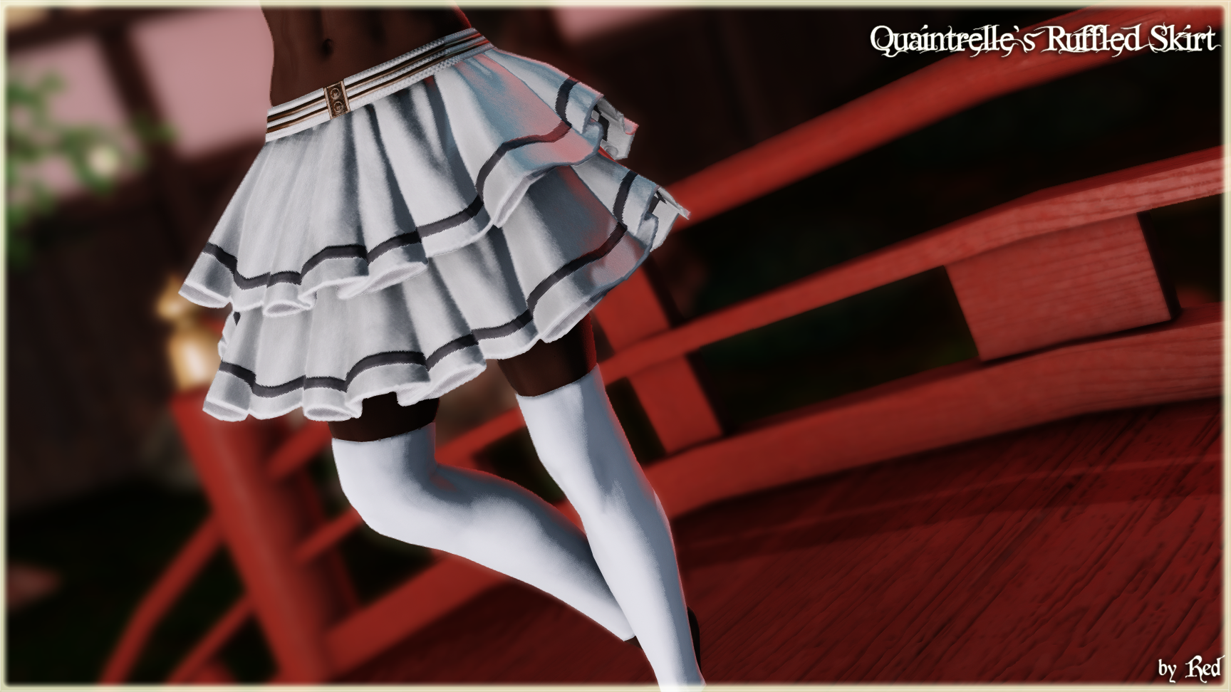 Quaintrelle's Ruffled Skirt (TBSE) - The Glamour Dresser : Final ...
