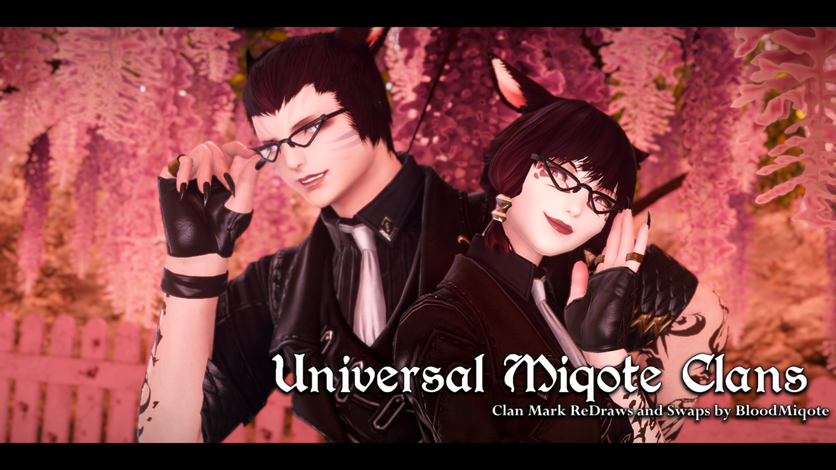 [BloodMiqote] Universal Miqote Clans - The Glamour Dresser