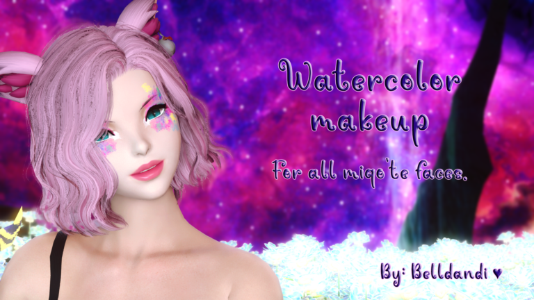 [Belldandi] Watercolors - The Glamour Dresser : Final Fantasy XIV Mods ...