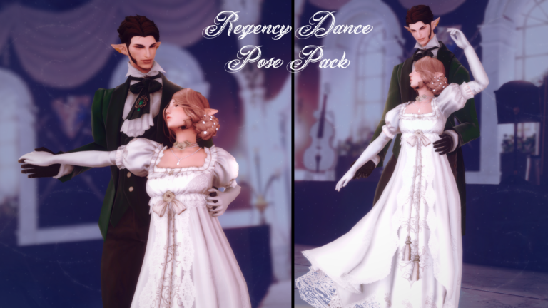 Regency Dance Pose Pack - The Glamour Dresser : Final Fantasy XIV Mods ...