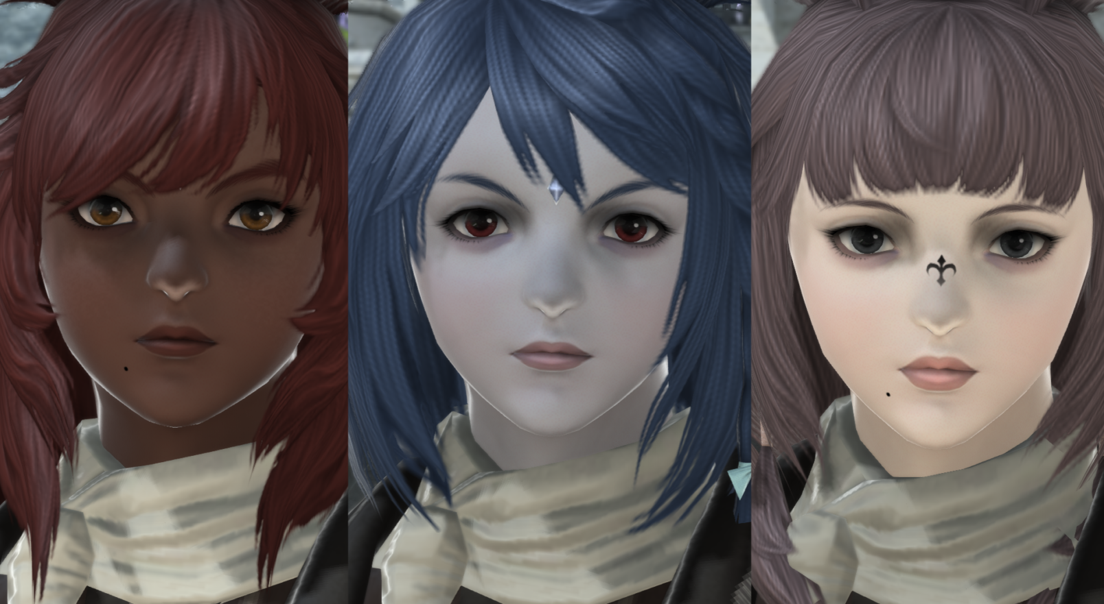 Adelphonse's eyes (Makeup for Raen Au Ra F - Face 3) - The Glamour ...