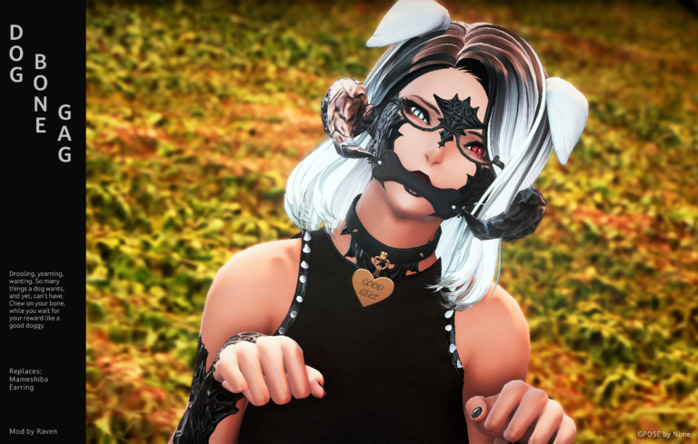 Dog Bone Gag | Gear - The Glamour Dresser : Final Fantasy XIV Mods and More