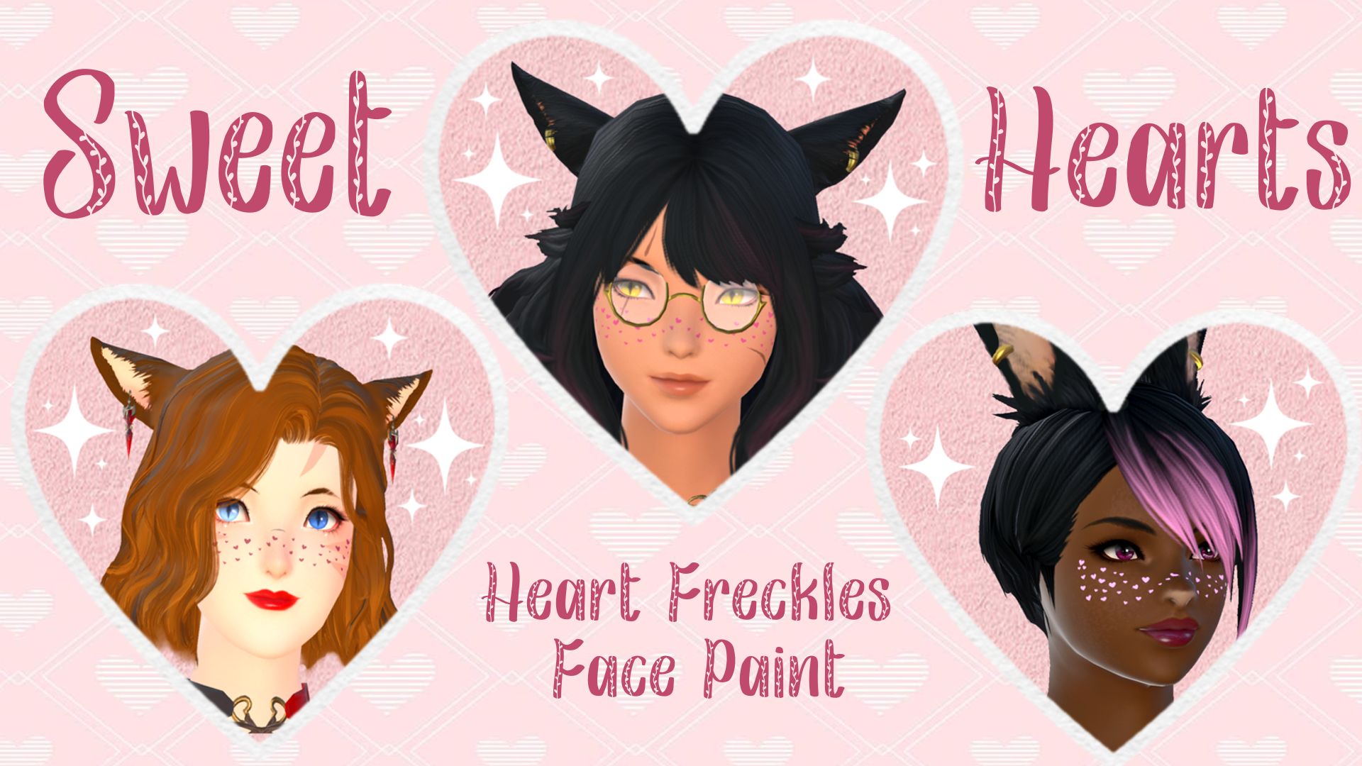 Sweet Hearts (Heart Freckle Face Paint) - The Glamour Dresser : Final ...
