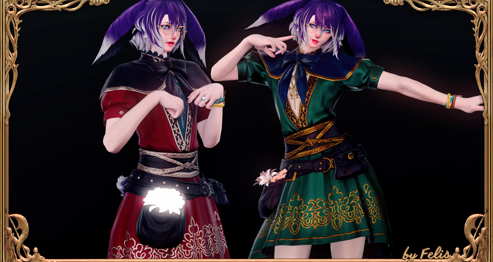 Aurum Gathering Dress - The Glamour Dresser : Final Fantasy XIV Mods ...