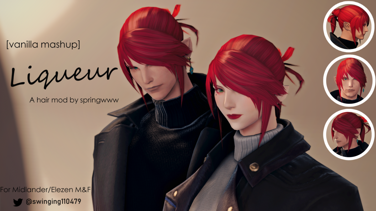 [vanilla mashup]Muffin-hair for Mid/Roe/highlander/Elezen - The Glamour ...