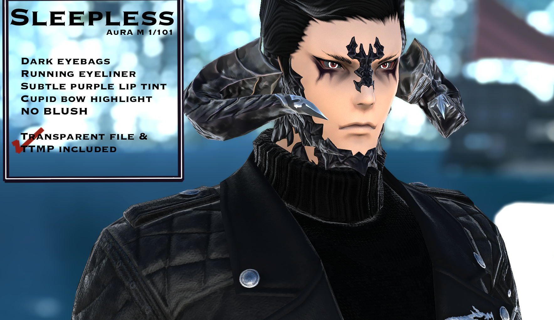 Sleepless (AuRa M 1/101) - The Glamour Dresser : Final Fantasy XIV Mods and More