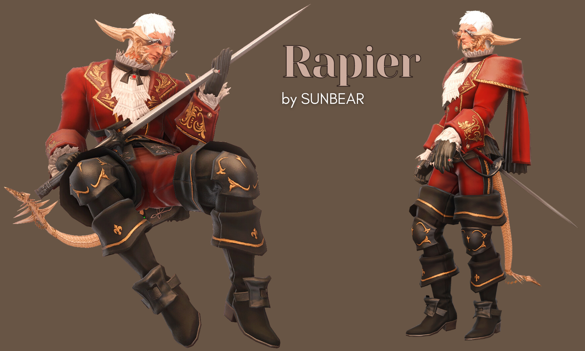 Rapier Pose Pack - The Glamour Dresser : Final Fantasy XIV Mods and More