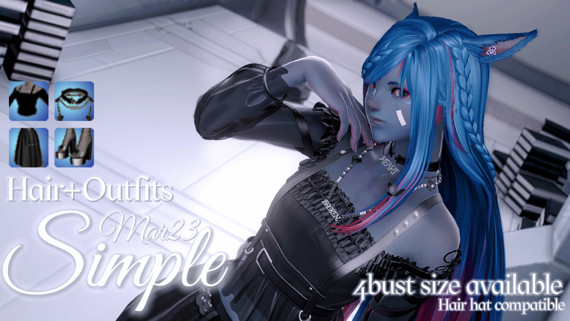 [Hair+Outfits]SimpleMar23 - The Glamour Dresser : Final Fantasy XIV ...